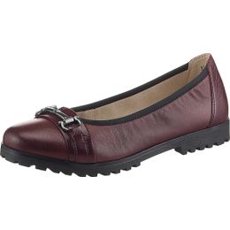 Caprice Damen Slipper bordeaux Größe 42