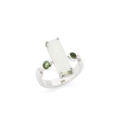 Carolin Stone 925/- Sterling Silber in wei&szlig; | Gr.: 50