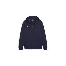 Puma Sweatshirt teamGOAL Casuals Hooded Jacket Jr in blau | Gr.: 152