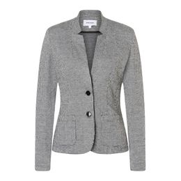 More & More More & More softer, leicht taillierter Stretchblazer in small pepita jersey | Gr.: 34