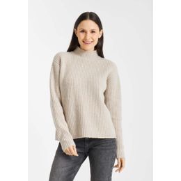 Frieda & Freddies New York Damen Strickpullover "Pullover"champagner, Gr. 44, FRIEDA & FREDDIES, unifarben, 100% Wolle, Pullover