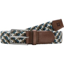 Club of Comfort Flechtg&uuml;rtel Blau/Beige/Gr&uuml;n (Gr&ouml;&szlig;e: 100CM)