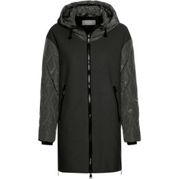 WHITE LABEL Materialmix-Winterjacke Schwarz (Gr&ouml;&szlig;e: 36)