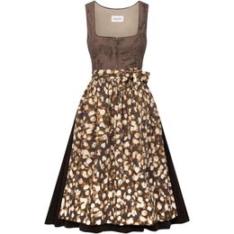 FELICITAS Dirndl Deliah Kaffe/Beige (Gr&ouml;&szlig;e: 40)