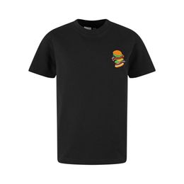 Mister Tee T-Shirt 'Burger Love' Jungen Gr&ouml;&szlig;e 110/116 braun / gr&uuml;n / orange / schwarz