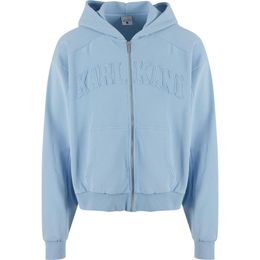 Karl Kani Sweatjacke Herren Gr&ouml;&szlig;e XS hellblau