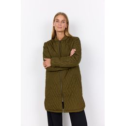 Steppjacke soyaconcept "SC-FENYA 10", Damen, Gr. L, schwarz olive, Web, Obermaterial: 100% Polyester, unifarben, ca. Mitte Oberschenkel, Jacken