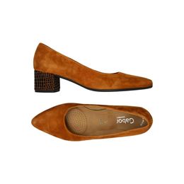 Gabor Pumps Damen Größe 39.5 Second Hand orange