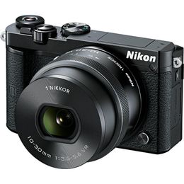 1 J5 - Schwarz + Nikon Nikkor 10-30mm f/3.5-5.6 VR PD-Zoom f/3.5-5.6