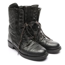 Chanel Stiefeletten Damen Größe 36 Second Hand schwarz