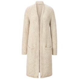 Alma & Lovis Alma & Lovis Damen-Strickjacke lang L Ecru