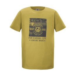 G.I.G.A. by Killtec Herren T-Shirt "GS 2 MN TSHRT GOTS", gelb, Gr. XL, G.I.G.A. DX BY KILLTEC, Obermaterial: 100% Baumwolle;Obermaterial 2: 95% Baumwolle, 5% Elasthan,