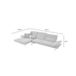 Koinor Ecksofa aus Flachgewebe Francis beige Ma&szlig;e (cm): B: 314 H: 93 T: 159.0 &raquo; M&ouml;bel Kraft