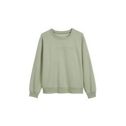 Marc O'Polo Sweatshirt MARC O'POLO "aus reinem Organic Cotton", Jungen, Gr. 164, eukalyptus, Obermaterial: 100% Baumwolle, unifarben, regular fit, Rundhals, Rippbündchen, Sweatshirts Sweatshirt
