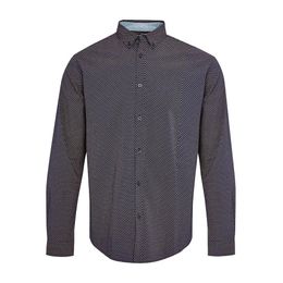 Threadbare. Threadbare Button Up Shirt 'Trim' male Blue size XXL
