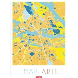 WEINGARTEN Kalender - Map Art Kalender 2026 | Gr.: onesize