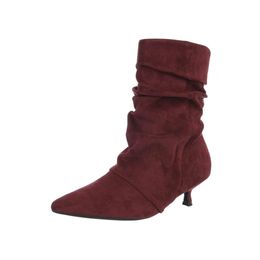 Ital-Design High Heel in Weinrot | Gr.: 40