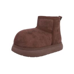 Ital-Design Stiefelette in Braun | Gr.: 36
