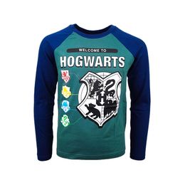 Langarmshirt Harry Potter Hogwarts in Grün | Gr.: 152