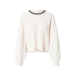 Object Pullover 'OBJPERLA' Damen Gr&ouml;&szlig;e S creme / schwarz