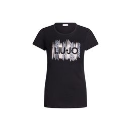 Liu Jo T-Shirt Damen Gr&ouml;&szlig;e XL schwarz / wei&szlig;