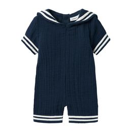 name it Jumpsuit 'NBMFASILOR' Größe 62 marine / weiß