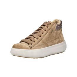 Legero Damen Sneaker "Legero Sneaker Veloursleder", Gr. 38,5, beige, Veloursleder, Schuhe