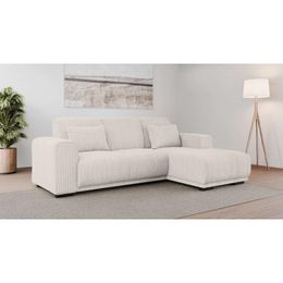 Home Affaire Ecksofa »BORNHOLM L-Form mit Recamiere, Maße B/T/H: 234/162/85 cm« Recamiere links oder rechts bestellbar, Wellenfederung, inkl. 2...