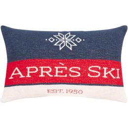 Pad Dekokissen &raquo;APRES SKI&laquo; Made in Europe transparent Polyester