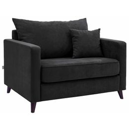 Home Affaire Loveseat »Renesse« lose Kissen, Keder an Sitzkissen schwarz