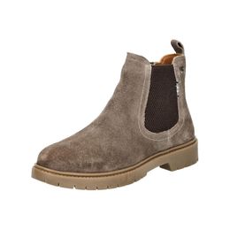 Camel Active Stiefelette »Stiefelette Veloursleder/Textil« Taupe 40 40 Verschluss: Reißverschluss