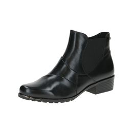 Caprice Stiefelette »Stiefelette Leder/Textil« Schwarz 40,5 40,5 Verschluss: Reißverschluss