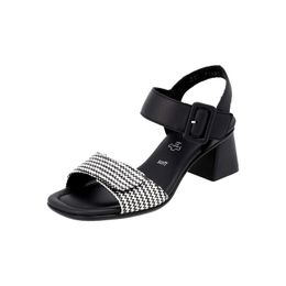 Remonte Riemchensandale »Sandalen Lederimitat« Schwarz 38 38 Verschluss: Klettverschluss
