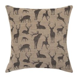 Pad Dekokissen »Herd« Made in Europe light brown Obermaterial: 64% Baumwolle, 18% Polyacryl, 12% Polyester, 4% Wolle, 2% Viskose B/L: 45 cm x 45 cm