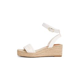 Tommy Hilfiger Sandale Damen Gr&ouml;&szlig;e 40 wei&szlig;