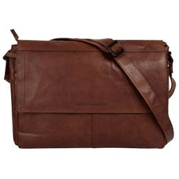 SPIKES & SPARROW SPIKES & SPARROW Messenger Bag echt Leder cognac