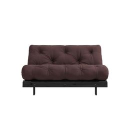 Karup Design Daybett »Daybett Roots Schlafsofa – Gästebett & Sofa aus FSC -Kiefer« Inkl. Futonmatratze, in mehreren Größen & Farben erhältlich Brown