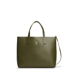 Tommy Hilfiger Satchel &raquo;TH ICON SATCHEL&laquo;, Damen Umh&auml;ngetasche, Tragetasche mit Innentasche oliv