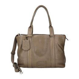 Burkely Henkeltasche »Taschen Glattleder« Taupe