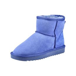 Ara Stiefelette »Stiefelette Veloursleder/Textil« Mittelblau 41 41 Verschluss: Schlupfschuh