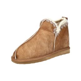 Shepherd Hausschuh »Hausschuhe Veloursleder« Cognac 38 38 Verschluss: Schlupfschuh