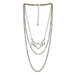 Firetti Collier »Schmuck Geschenk Layering Geometric Shape« gelbgoldfarben Fabelhafte Layeringkette mit geometrischen Formen