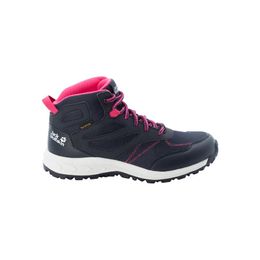 Jack Wolfskin Wanderschuh »WOODLAND TEXAPORE MID K« nachtblau UK13-EU32 UK13-EU32 Multifunktionaler Wanderschuh