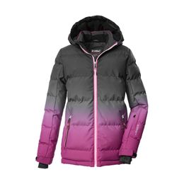 Killtec Skijacke »KSW 330 GRLS SKI QLTD JCKT« Wasserabweisende Winterjacke, atmungsaktiv, verstellbare Kapuze himbeere 128 128 Mädchen...