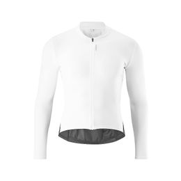 Gonso Radtrikot »SITIVO Jersey Longsleeve M« Herren Fahrradtrikot langarm, Full-Zip Trikot, Tight Fit weiß XXL XXL Enganliegende Passform