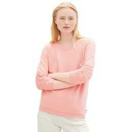 Tom Tailor Denim Sweatshirt mit gerafften Ärmeln crystal pink S (36) S (36) Shirt von Tom Tailor Denim