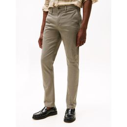 Tommy Hilfiger Chinohose »BLEECKER PRINTED ST« Slim Fit, strukturierte Qualität Hydrogen Grey 33 - Länge 32 Länge 32 33 Chino von Tommy Hilfiger