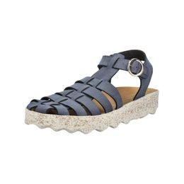 Asportuguesas Riemchensandale »Sandalen Lederimitat« Navy 41 41 Verschluss: Schließe
