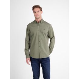 Lerros Langarmhemd &raquo;Oxfordhemd mit Stretchanteil&laquo; NORDIC OLIVE 3XL - Normal- und Kurzgr&ouml;&szlig;en Normal- und Kurzgr&ouml;&szlig;en 3XL REGULAR FIT (normale Passform)