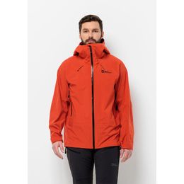 Jack Wolfskin Funktionsjacke &raquo;ALPSPITZE TOUR 3L JKT M&laquo; mit Kapuze strong-red XL (54/56) XL (54/56) Bel&uuml;ftungsrei&szlig;verschl&uuml;sse an den Achseln
